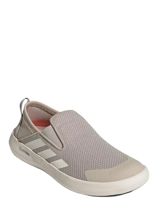 Adidas Terrex Boat Slip-on Climacool Shoes - Wonder Beige / Chalk White / Semi Impact Orange
