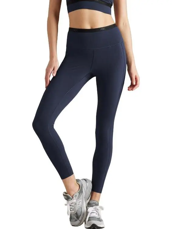 RHONE Banded Hi Form Pocket Ankle Leggings - Navy