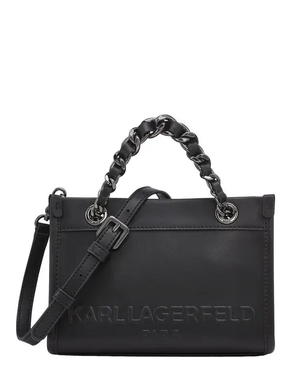 Karl Lagerfeld Paris Savoie Mini Crossbody - Black