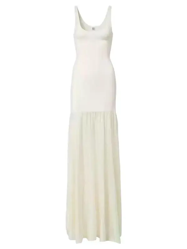 TOTEME Jersey Maxi Dress - White