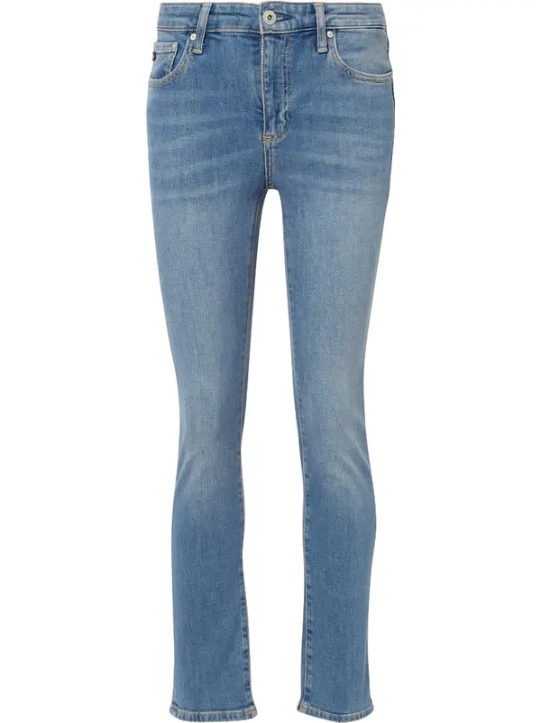 Ag Mari High-rise Slim Jeans - Blue