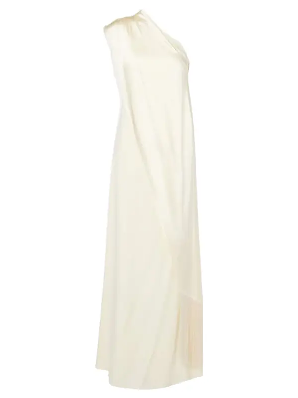 TALLER MARMO Berenson Crêpe Cady Gown - White