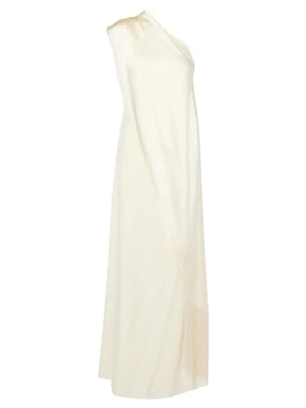 TALLER MARMO Berenson Crêpe Cady Gown - White