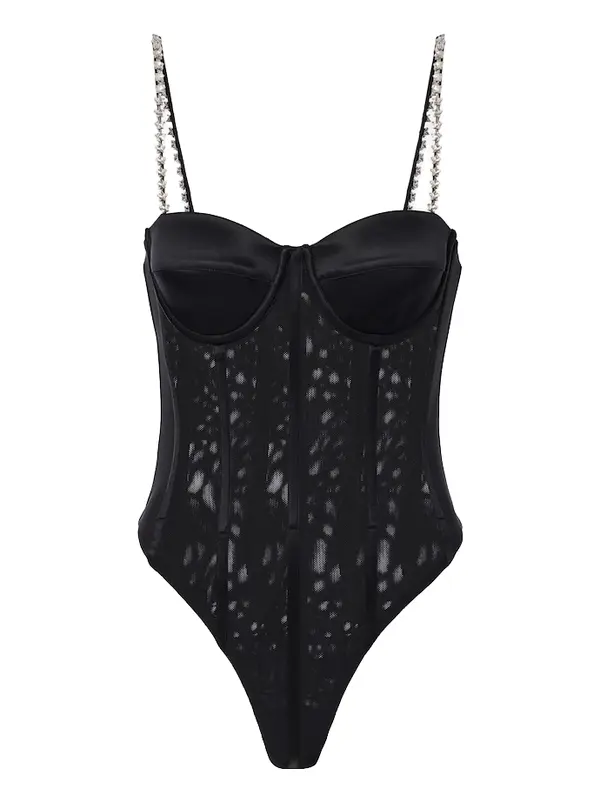 Rebecca Vallance Eclipse Bodysuit - Black