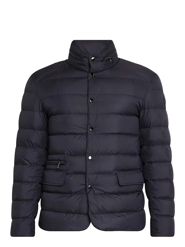 Moncler Malinvern Down Blazer Jacket - Medium Blue
