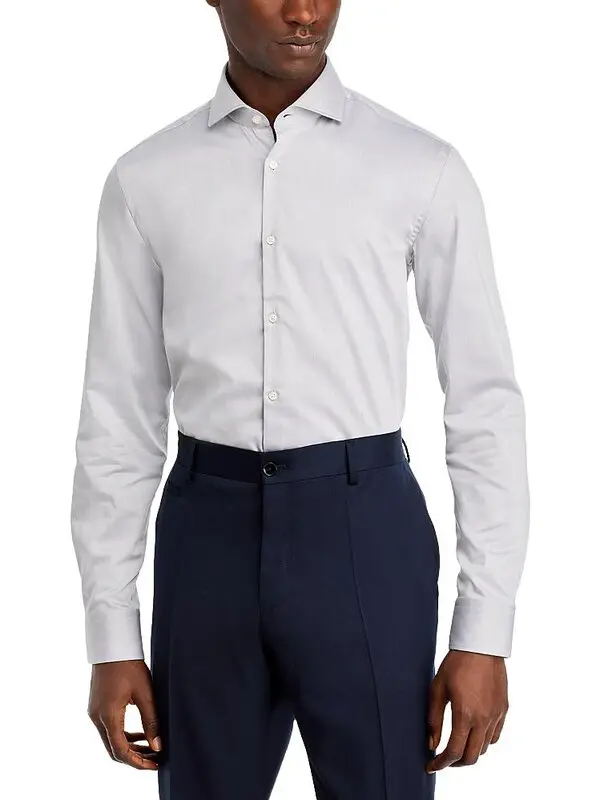 Hugo Kason Slim Fit Dress Shirt - Medium Grey