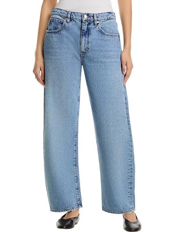 FRAME Low Slung Barrel Jeans - Dollhouse