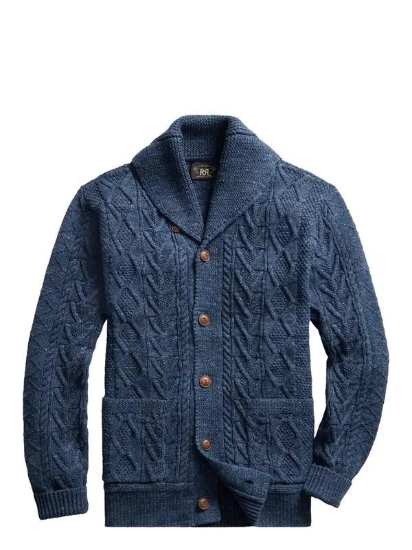Ralph Lauren Cable-knit Cardigan - Blue