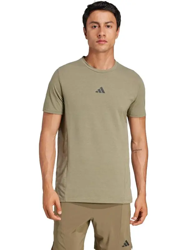 Adidas Designed For Training Workout Tee - Olive Strata