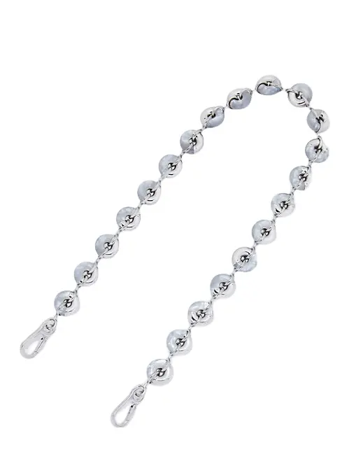 Loewe Donut Chain Strap - Nacre/palladium