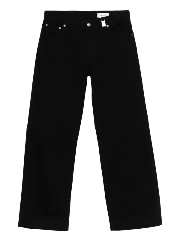 Alexander McQueen Wide-leg Jeans - Black