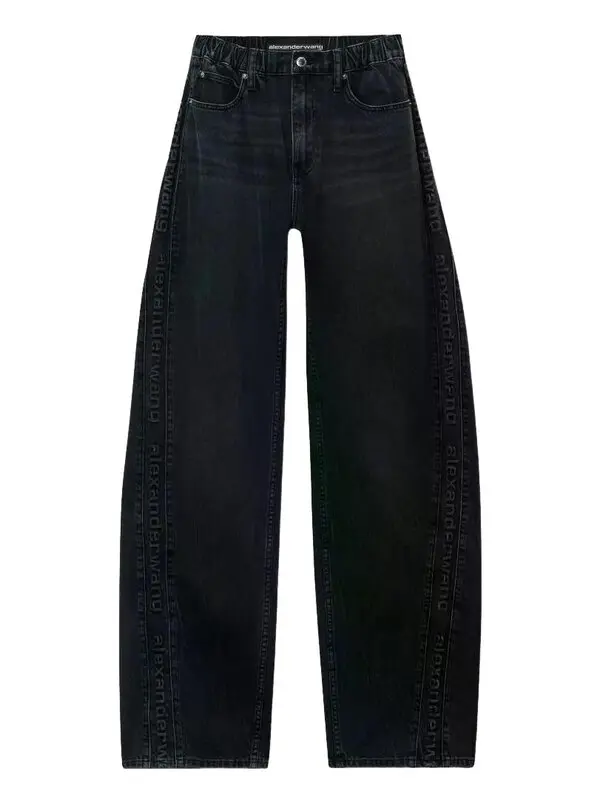 Alexander Wang Wide-leg Jeans - Black
