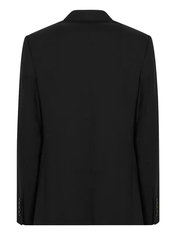 Dolce & Gabbana Single Breasted Virgin Wool Suit - Black
