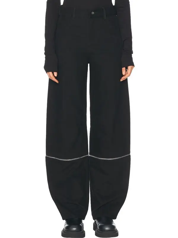 Moncler X Willow Smith Wide Leg Trouser - Black