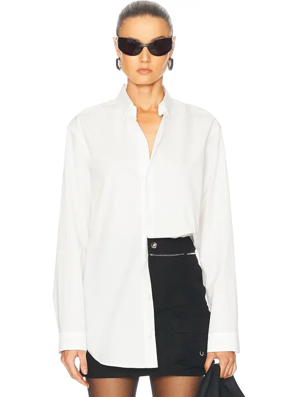 Moncler X Willow Smith Button Up Top - White