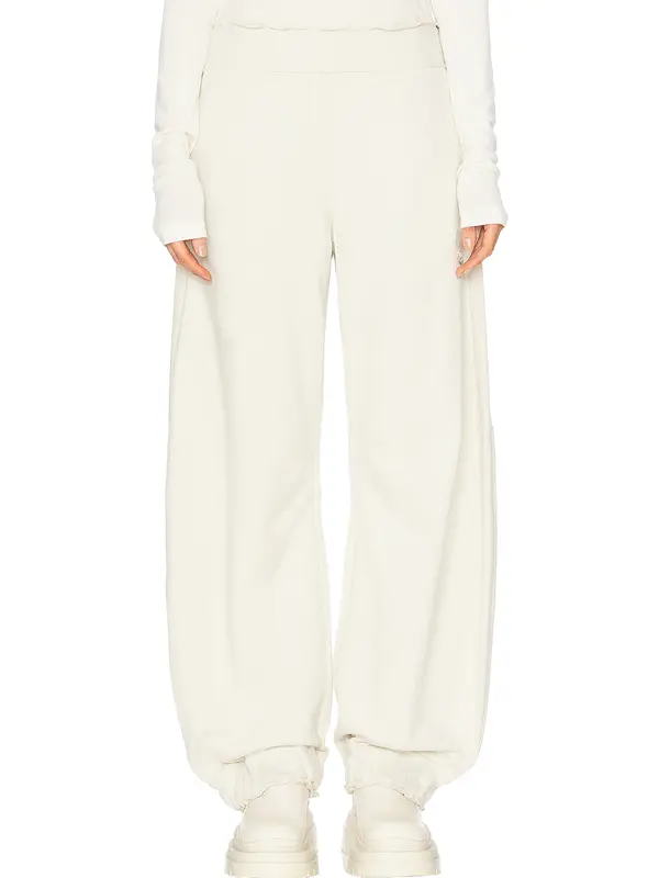 Moncler X Willow Smith Wide Leg Jogger - Cream