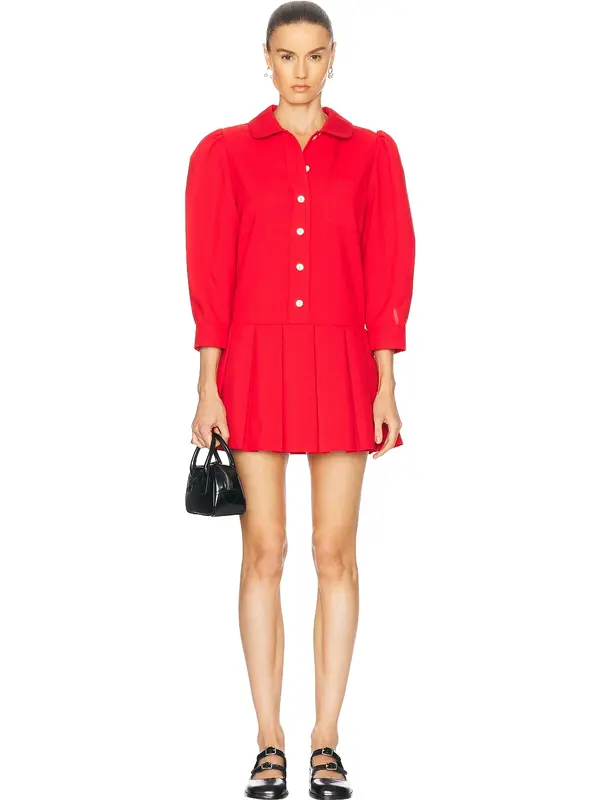 Sandy Liang Somm Dress - Red
