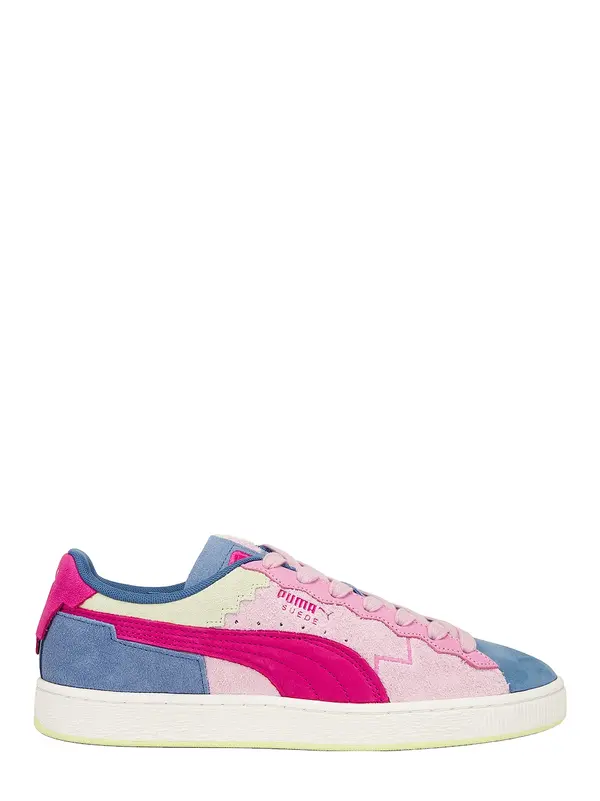 PUMA X Squid Game Suede Sneakers - Pink Multi