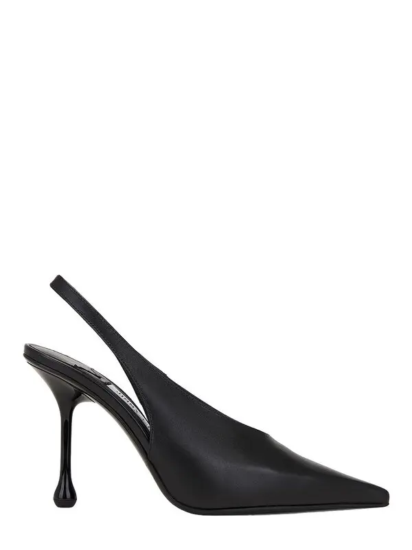 JIMMY CHOO Isa 95 Slingback Heel - Black