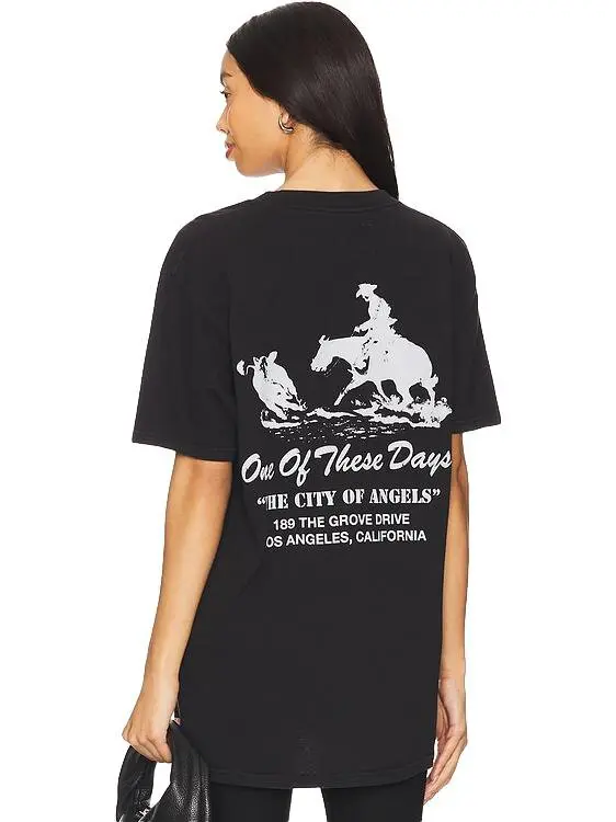 ONE OF THESE DAYS X Fwrd The City Of Angels Tee - Black