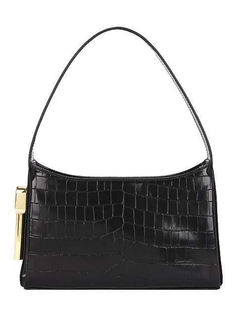Edie Parker Burn Shoulder Bag - Black
