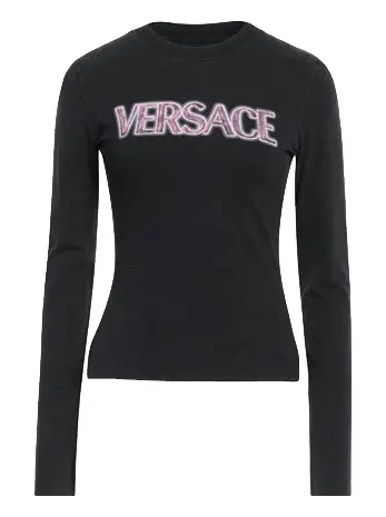 Versace Logo-print T-shirt - Grey