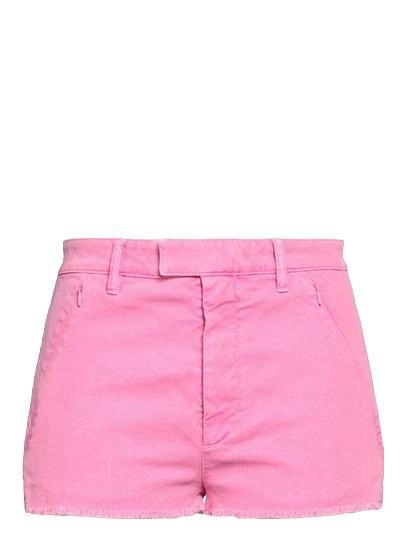 MAISON MARGIELA Denim Hot Pants - Fuchsia