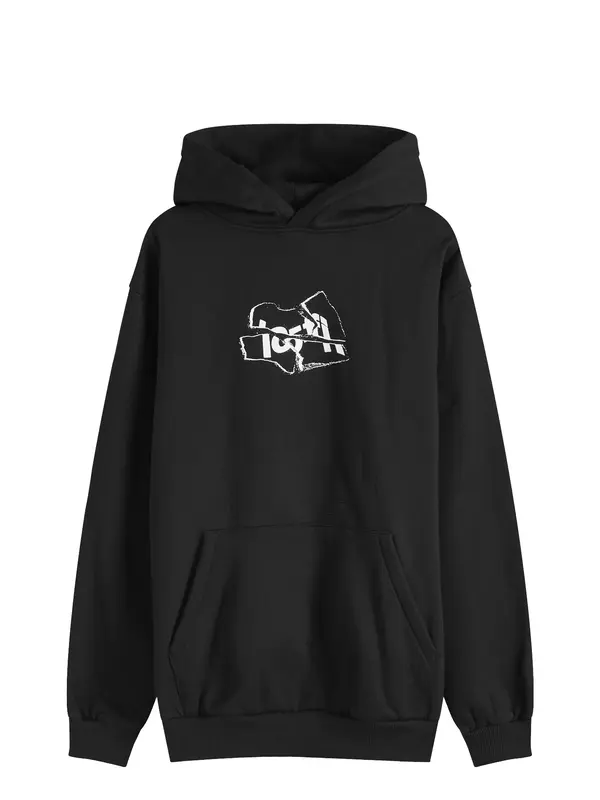 LO-FI Broken Logo Hoodie - Black