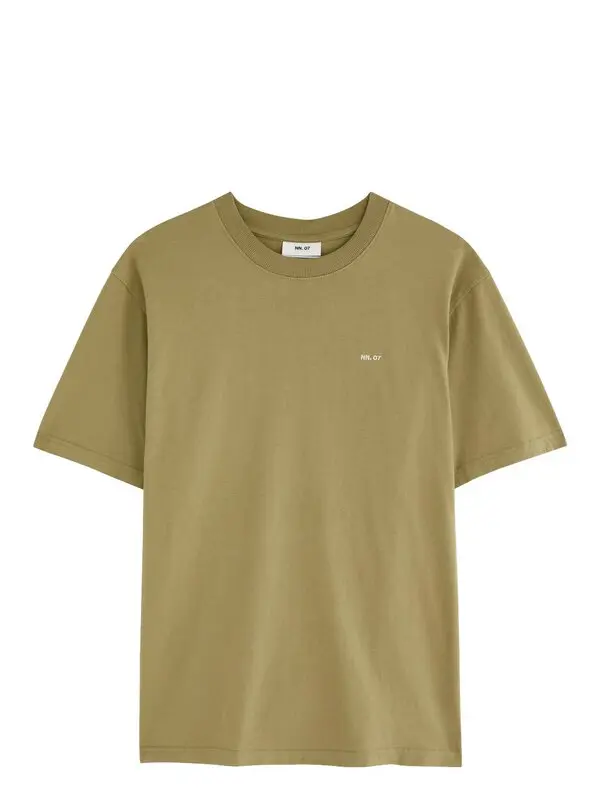 Nn07 Adam Logo Cotton T-shirt - Green
