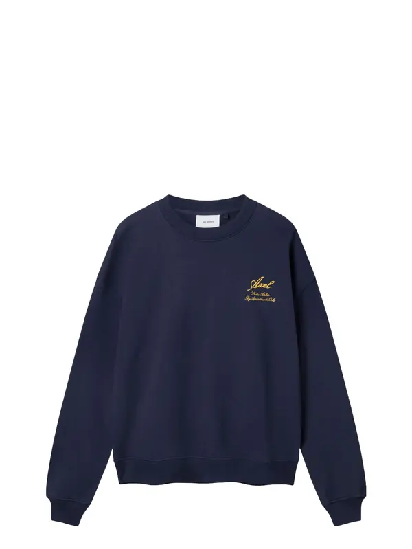 Axel Arigato Logo-embroidered Sweatshirt - Blue