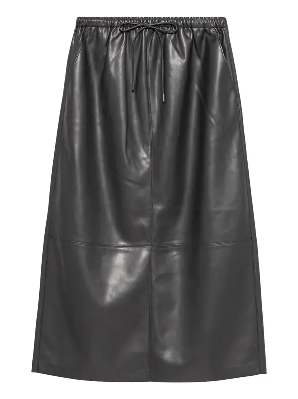 B+AB Faux-leather Skirt - Black