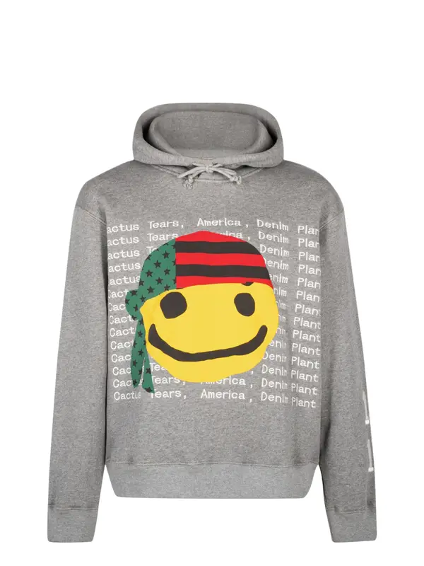 DENIM TEARS Cactus Tears Hoodie - Grey