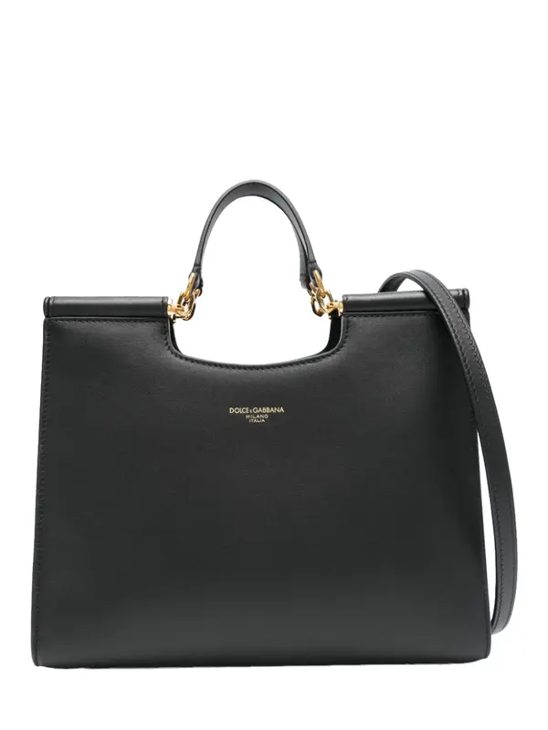 Dolce & Gabbana Small Sicily Tote - Black