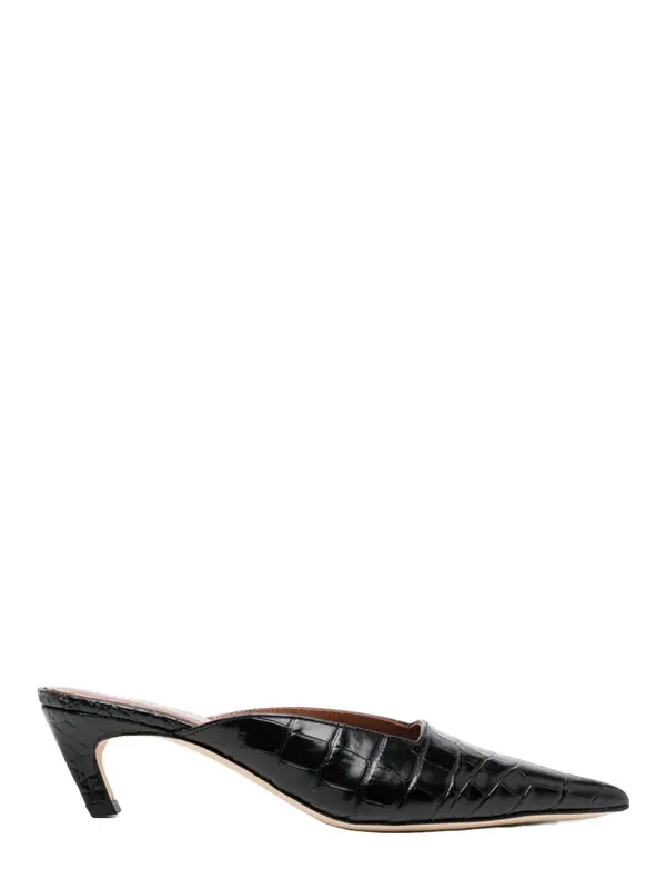 REJINA PYO 60mm Mathilde Mules - Black