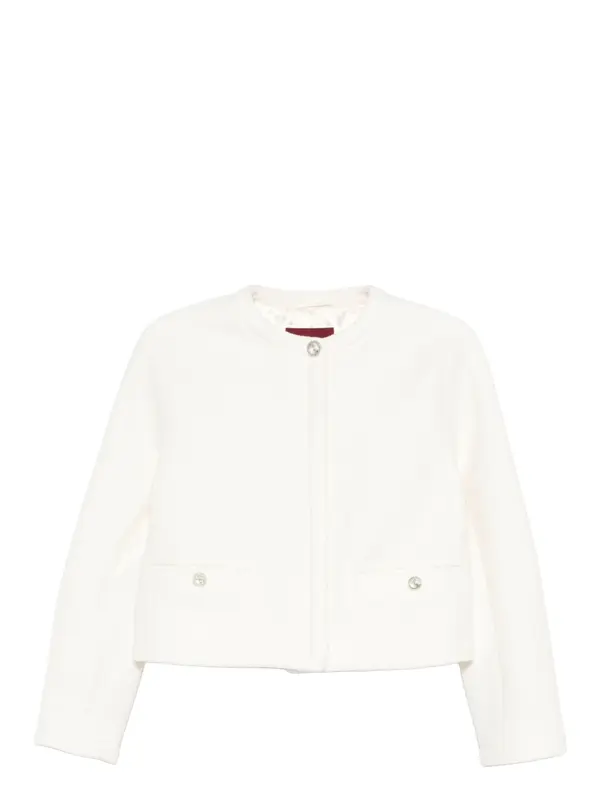 Gucci Bouclé Jacket - White