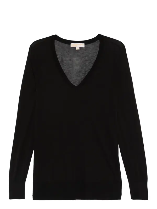 Michael Kors V-neck Sweater - Black