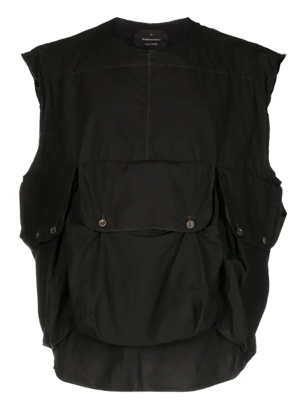 NICOLAS ANDREAS TARALIS Cargo-pockets Vest - Black