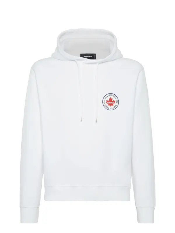 Dsquared2 Cotton Hoodie - White