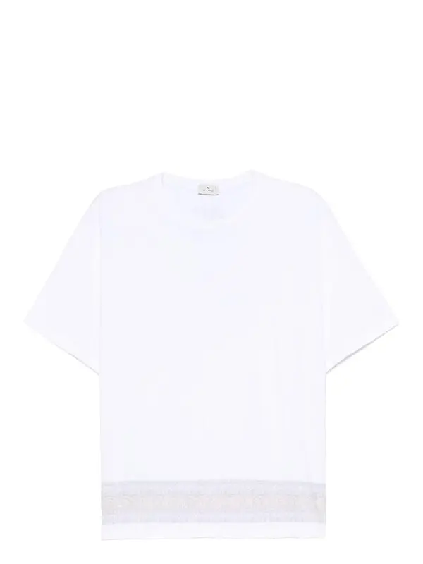 Etro Paisley-print T-shirt - White
