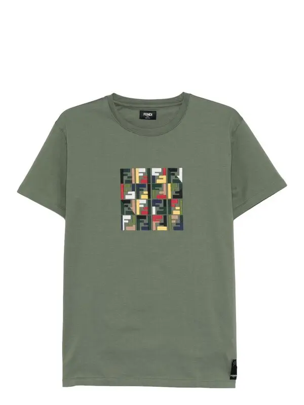 Fendi Cotton T-shirt - Grey
