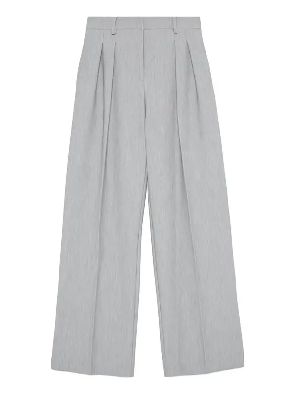 Patrizia Pepe Wide Leg Trousers - Grey