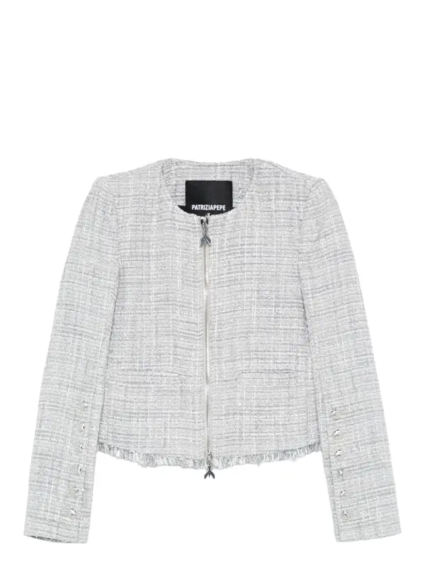 Patrizia Pepe Tweed Jacket - Grey