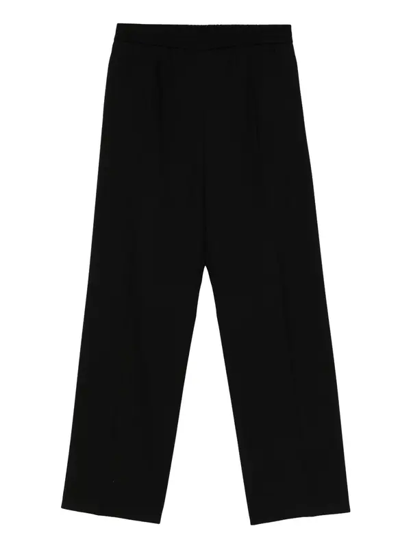 Hugo Pinstriped Trousers - Black