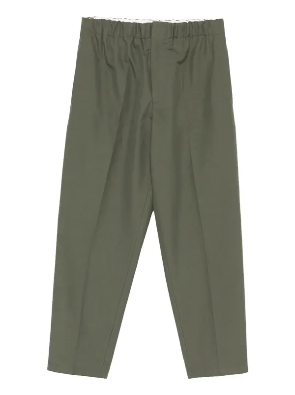 JIL SANDER Tapered Trousers - Green