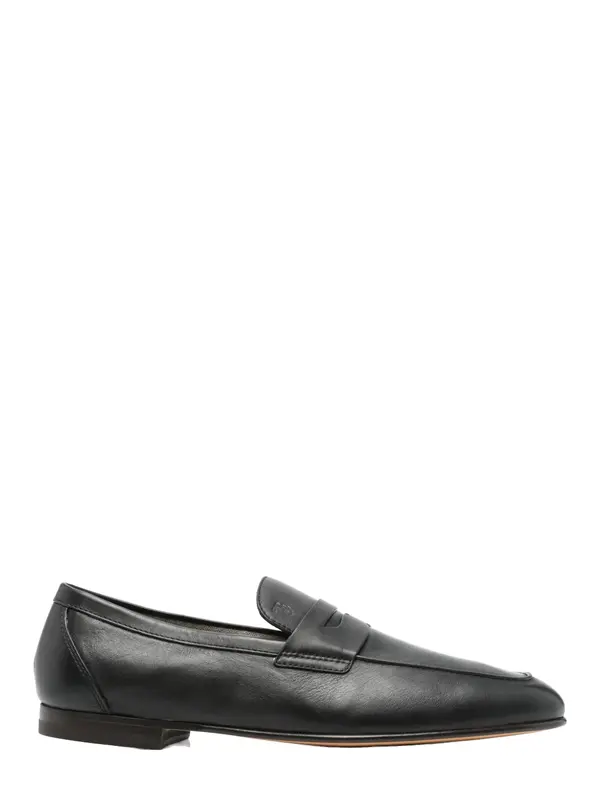 TOD'S Leather Loafers - Black