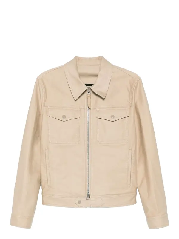TOM FORD Gabardine-weave Jacket - Neutrals