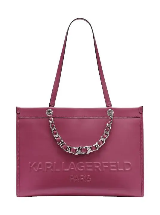 Karl Lagerfeld Paris Savoie Tote - Currant