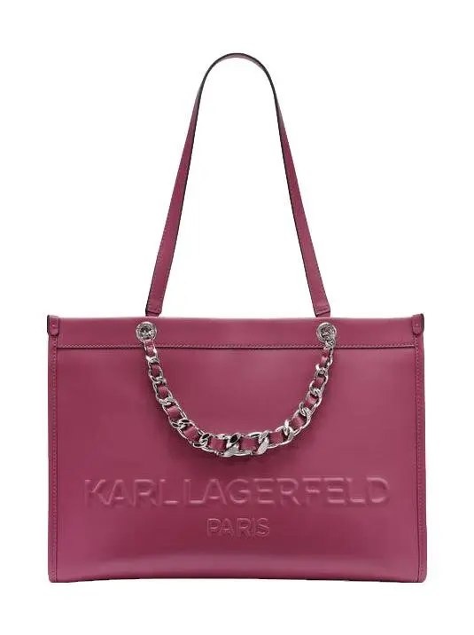 Karl Lagerfeld Paris Savoie Tote - Currant