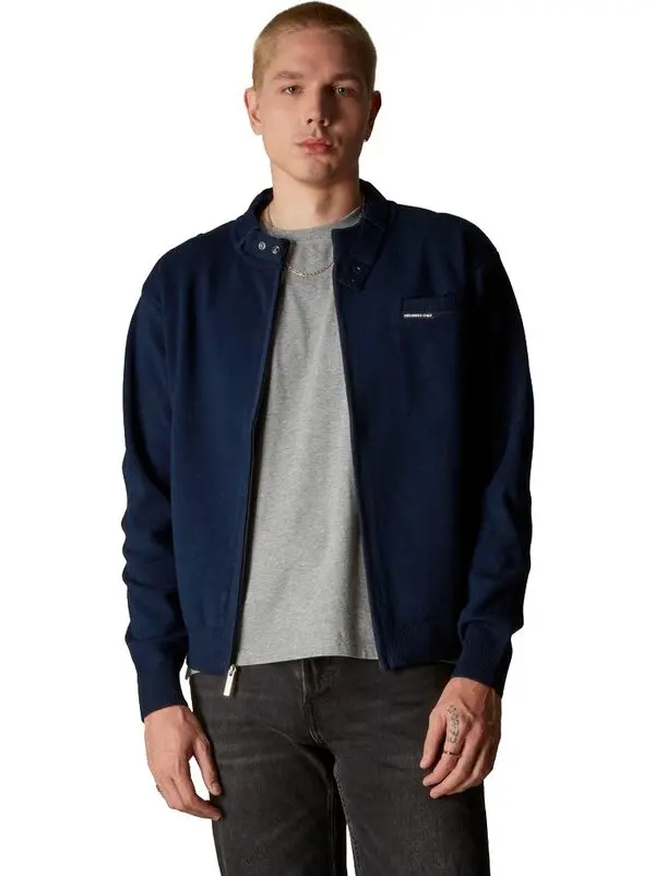 MEMBERS ONLY Iconic Racer Sweater - Navy