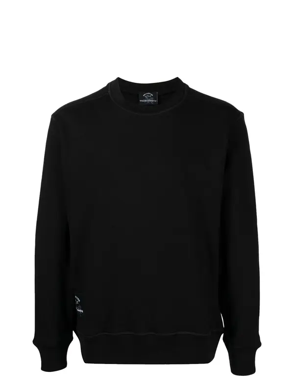 WHITE MOUNTAINEERING X Paul & Shark Logo-print Sweatshirt - Black